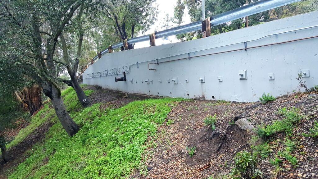 LBNL Alvarez Road Retaining Wall Stabilization Project - JMA Civil